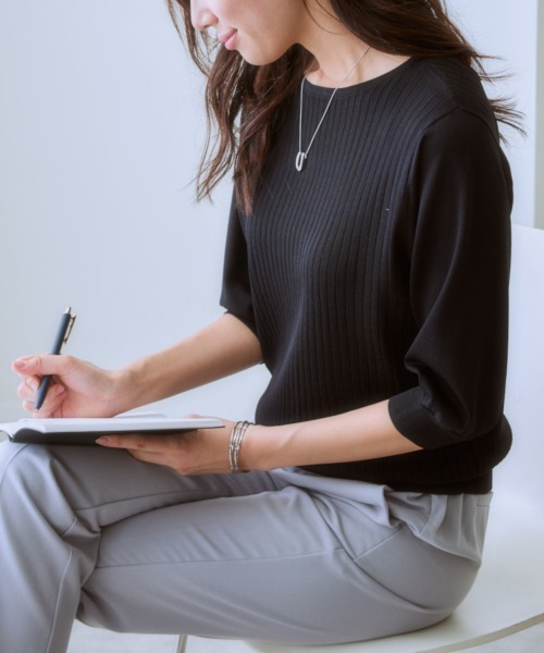 Yahoo!オークション - 「7days Life Styling」 「ventviolet」7分袖ニ...