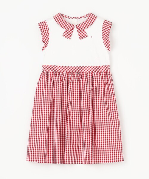 ワンピース 【110-140cm】ギンガムリボン ワンピース :73366176:ZOZOTOWN Yahoo!店 - 通販 - Yahoo ...