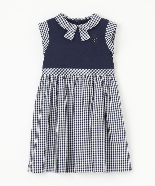 キッズ ワンピース 「110-140cm」ギンガムリボン ワンピース :73366176:ZOZOTOWN Yahoo!店 - 通販 ...