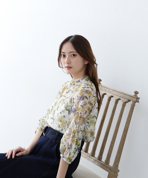 JILL by STUART 「JILL STUART」 7分袖ブラウス FREE グリーン レディース : ZOZOTOWN Yahoo!店 - 通販 - Yahoo!ショッピング