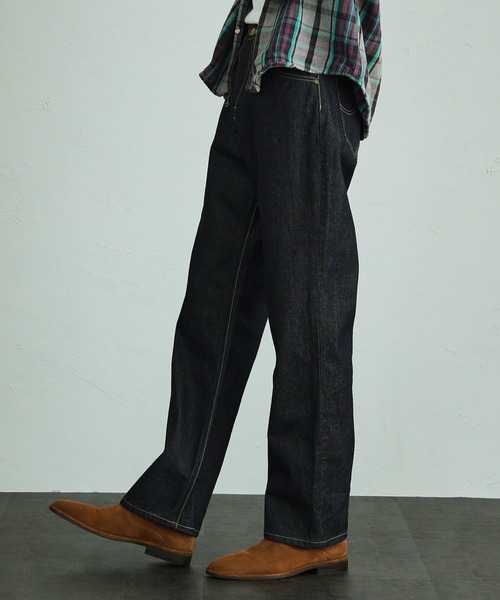 Lee ジーンズ Lee/リー AMERICAN RIDERS/アメリカンライダース 200 フルカットジーンズ デニムパンツ メンズ ...