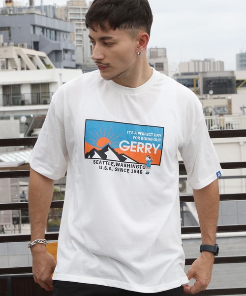 tシャツ Tシャツ GERRY プリント半袖Tシャツ :73470180:ZOZOTOWN Yahoo!店 - 通販 - Yahoo!ショッピング