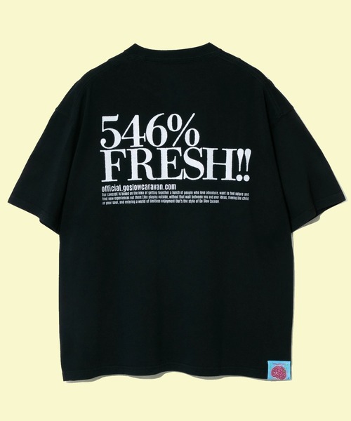 go slow caravan tシャツ 546% FRESH! LOGO BIG TEE メンズ レディース : ZOZOTOWN ...