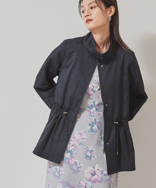 SunaUna コート アウター 「裾ティアード／S〜L」スタンド衿スプリングコート レディース : ZOZOTOWN Yahoo!店 - 通販 - Yahoo!ショッピング