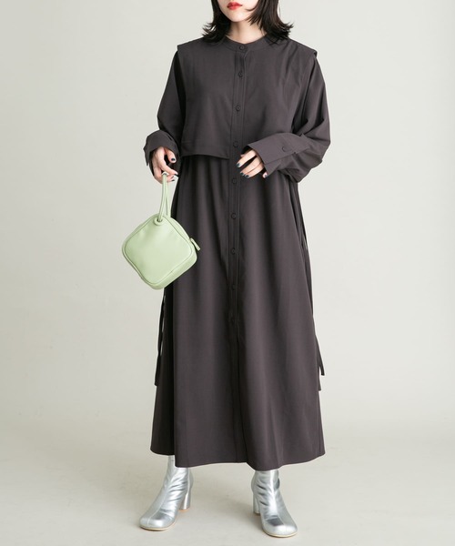 KBF 「KBF」 長袖ワンピース 36 グレー レディース : ZOZOTOWN Yahoo!店 - 通販 - Yahoo!ショッピング