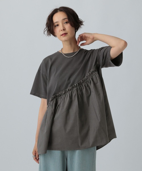 LEPSIM tシャツ 布帛コンビピグメントT 574392 レディース : ZOZOTOWN Yahoo!店 - 通販 - Yahoo!ショッピング