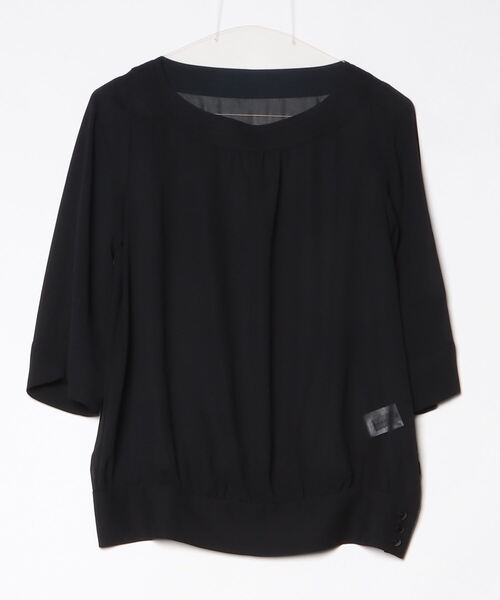 M-PREMIER 「M-PREMIER」 7分袖ブラウス 38 ブラック レディース : ZOZOTOWN Yahoo!店 - 通販 - Yahoo!ショッピング