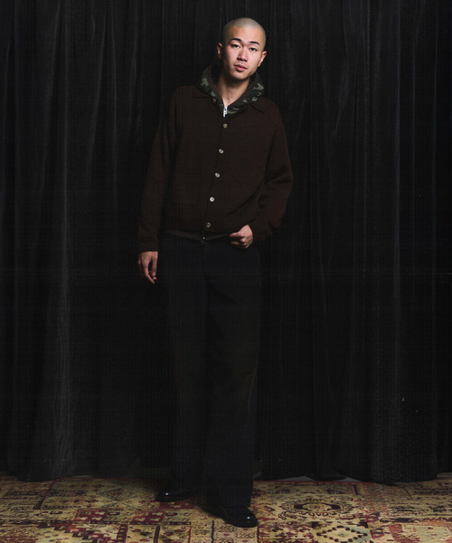 PULP/417EDIFICE カーディガン PULP / モヘヤブレンドニット