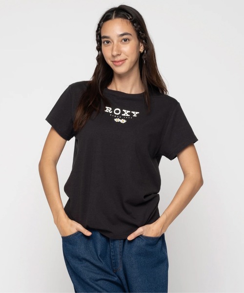 ROXY tシャツ SWEETER SUN /シンプルロゴ＆フラワーモチーフ半袖Tシャツ レディース : ZOZOTOWN Yahoo!店 - 通販 - Yahoo!ショッピング