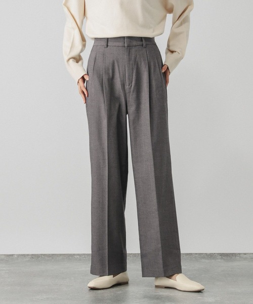 GLOBAL WORK（グローバルワーク） パンツ あったかウツクシルエットワイドパンツ/115440 レディース : ZOZOTOWN Yahoo!店 - 通販 - Yahoo!ショッピング