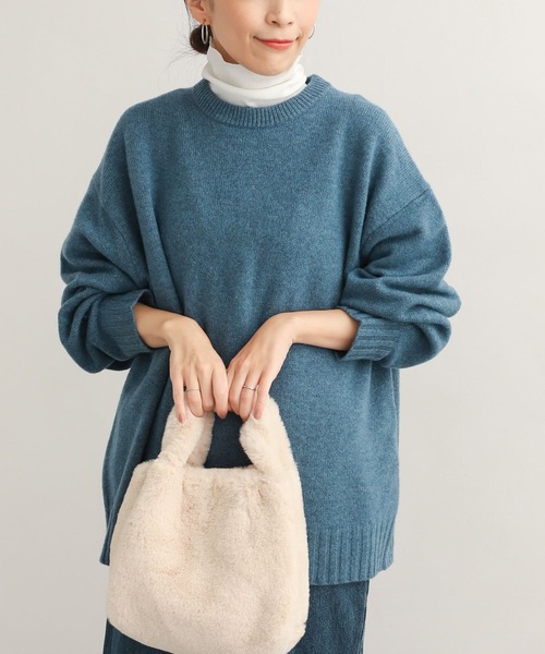 URBAN RESEARCH DOORS 「URBAN DOORS」 長袖ニット MEDIUM ブルー レディース : ZOZOTOWN Yahoo!店 - 通販 - Yahoo!ショッピング