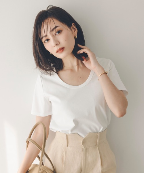 Yahoo!オークション - 「anuans」 半袖Tシャツ MEDIUM グレー レディー...