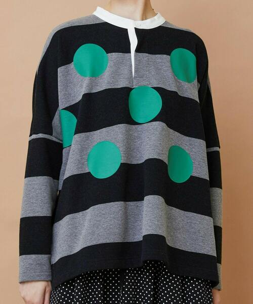 FRAPBOIS（フラボア） tシャツ クルーボーダー カットソー レディース