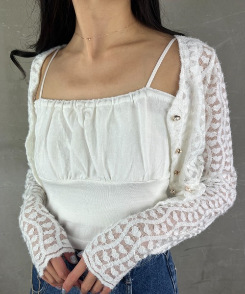 Loco Ocean（ロコオーシャン） キャミソール ギャザー コットンライク ビスチェ キャミソール : ZOZOTOWN Yahoo!店 - 通販 - Yahoo!ショッピング