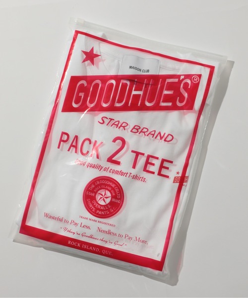 SETUP7 tシャツ 「GOODHUE'S」2枚セット 2 pack Tee shirts / パックTシャツ レディース メンズ : ZOZOTOWN Yahoo!店 - 通販 ...
