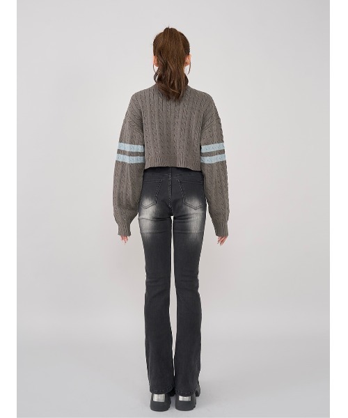 Darich（ダーリッチ） ニット セーター カレッジワッペンショートニットトップス レディース : ZOZOTOWN Yahoo!店 - 通販 - Yahoo!ショッピング