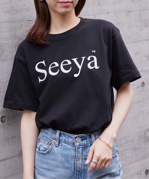 THE FINAL VIEW tシャツ 「THE VIEW」seeya メッセージロゴプリントTシャツ 半袖T ユニセックス message ...
