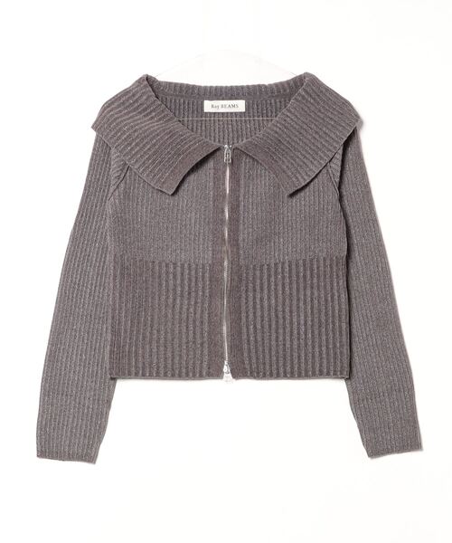 Ray BEAMS 「Ray BEAMS」 ニットカーディガン ONE SIZE グレー レディース : ZOZOTOWN Yahoo!店 - 通販 - Yahoo!ショッピング