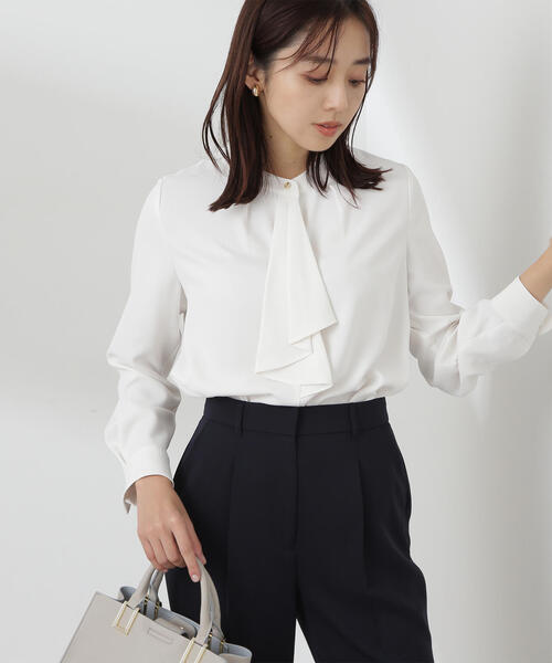 NATURAL BEAUTY BASIC 「NATURAL BASIC」 長袖ブラウス SMALL オフホワイト レディース : ZOZOTOWN Yahoo!店 - 通販 - Yahoo ...