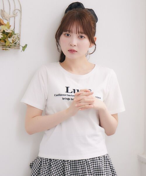 Emsexcite（エムズエキサイト） tシャツ アソートロゴ刺繍TEE レディース : ZOZOTOWN Yahoo!店 - 通販 ...