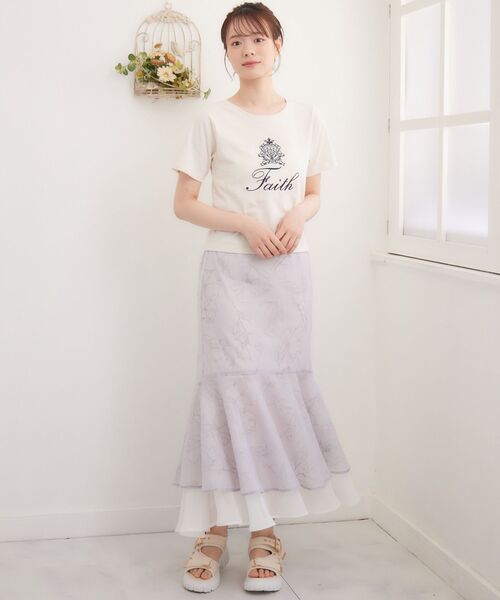 Emsexcite（エムズエキサイト） tシャツ アソートロゴ刺繍TEE レディース : ZOZOTOWN Yahoo!店 - 通販 ...
