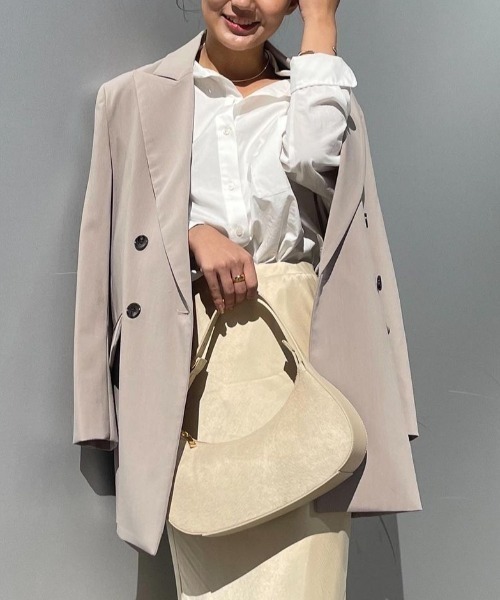 Yahoo!オークション - 「anuans」 テーラードジャケット FREE グレー ...