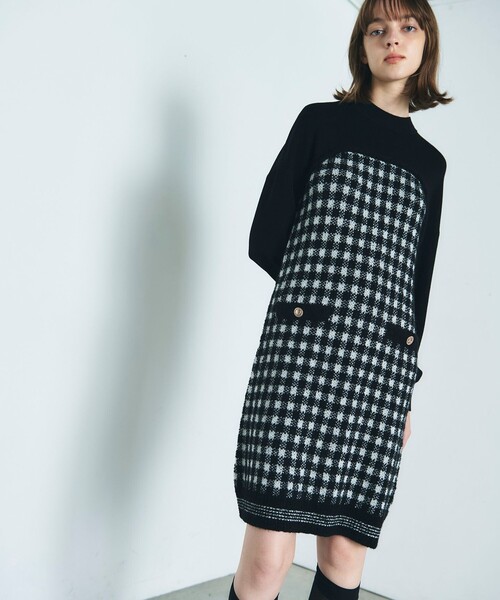 GRACE CONTINENTAL 「GRACE CONTINENTAL」 「Diagram」ニットワンピース 36 ホワイト レディース : ZOZOTOWN Yahoo!店 - 通販 ...