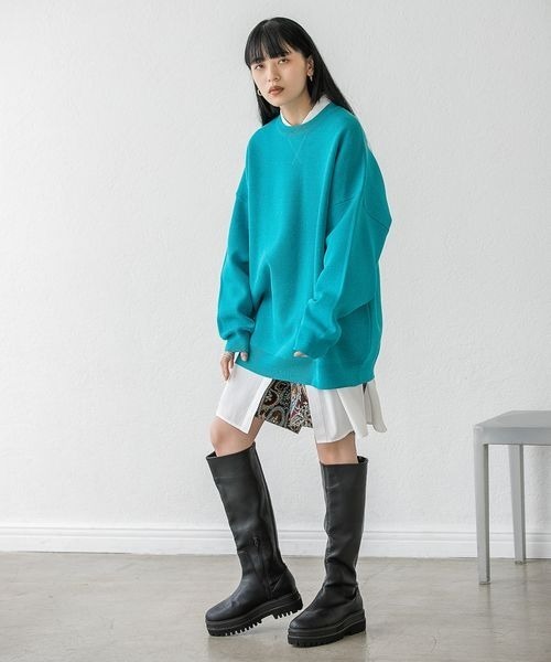 ニット 12G Wジャガードボリュームスリーブプルオーバー/166314 :67437191:ZOZOTOWN Yahoo!店 - 通販 ...