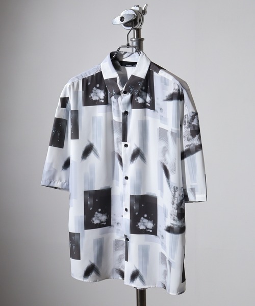 Naive magic シャツ NAIVE NAGIC 冷感とろみシルクタッチ ポリエステル 総柄プリント S/Sシャツ メンズ レディース : ZOZOTOWN Yahoo!店 - 通販 ...