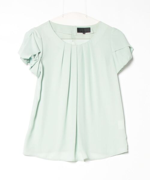 UNTITLED 「UNTITLED」 半袖ブラウス 0 グリーン レディース : ZOZOTOWN Yahoo!店 - 通販 - Yahoo!ショッピング
