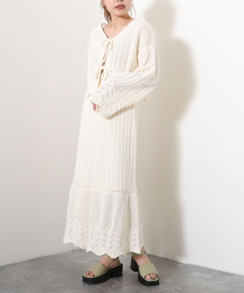 Yahoo!オークション - 「archives」 ニットスカート MEDIUM イエロー ...