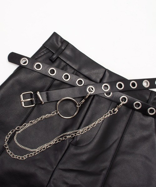 SVEC ベルト チェーン付 アイレットベルト レディース : ZOZOTOWN Yahoo!店 - 通販 - Yahoo!ショッピング