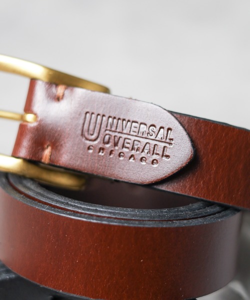 UNIVERSAL OVERALL ベルト 「RS」「UNIVERSAL OVERALL（ユニバーサルオーバーオール）」30mmギャリソンレザーベルト メンズ レディース : ZOZOTOWN ...