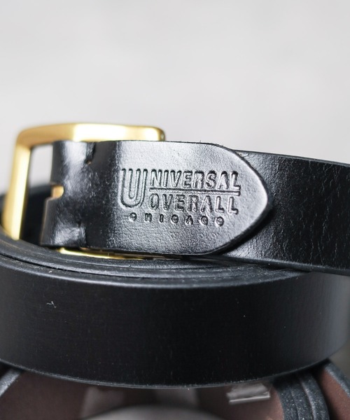 UNIVERSAL OVERALL ベルト 「RS」「UNIVERSAL OVERALL（ユニバーサルオーバーオール）」30mmギャリソンレザーベルト メンズ レディース : ZOZOTOWN ...