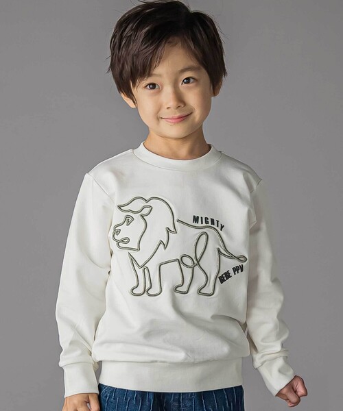 BeBe Petits Pois Vert トレーナー コード刺しゅうライオントレーナー(95~150cm) キッズ 子供服 男の子 女の子 : ZOZOTOWN Yahoo!店 - 通販 ...