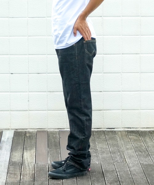 ジーンズ 「EDWIN/エドウィン」403 スタンダードストレート E403-01 ブラック インターナショナルベーシック メンズ レディース : 86710195 : ZOZOTOWN ...