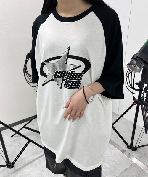 tシャツ 「日本製」twinkle starラグランビッグT レディース メンズ : ZOZOTOWN Yahoo!店 - 通販 - Yahoo!ショッピング