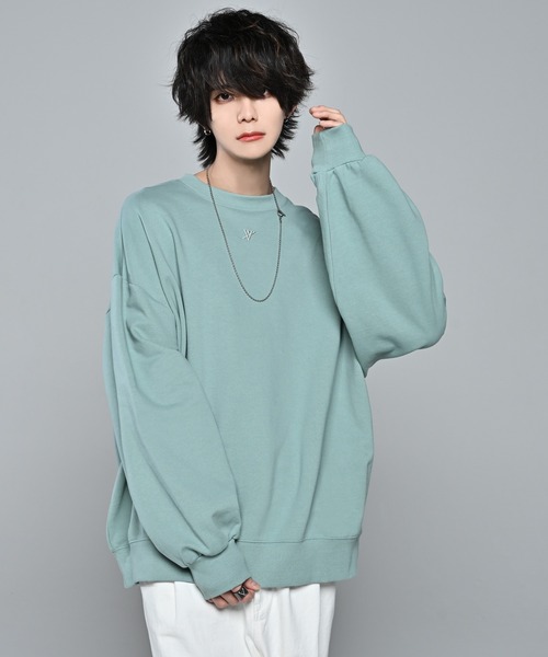 Yahoo!オークション - 「ADRER」 スウェットカットソー LARGE グレイッ...