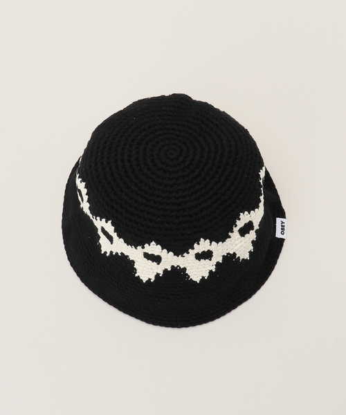 OBEY（オベイ） 帽子 ハット 「OBEY/オベイ」VICEROY CROCHET BUCKET HAT：ハット レディース メンズ ...