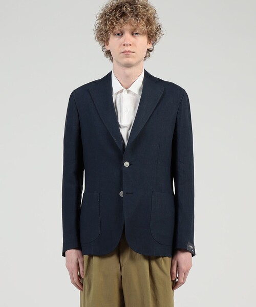 ジャケット テーラードジャケット BARBA EASY J1 リネン シングルブレステッド2Bジャケット :82302199:ZOZOTOWN Yahoo!店 - 通販 - Yahoo!ショッピング