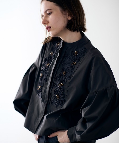 Marilyn Moon ブラウス シャツ 「SOI-MeME」code embroidery pearl blouse レディース : ZOZOTOWN Yahoo!店 - 通販 ...