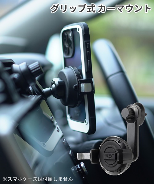 ROOT CO. PLAY GRIP. SMART CAR MOUNT ver.2(ブラック) : ZOZOTOWN Yahoo!店 - 通販 ...