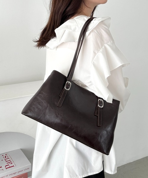 CLEA トートバッグ 「7色展開」ダブルハンドルスクエアバッグ レディース : ZOZOTOWN Yahoo!店 - 通販 - Yahoo!ショッピング