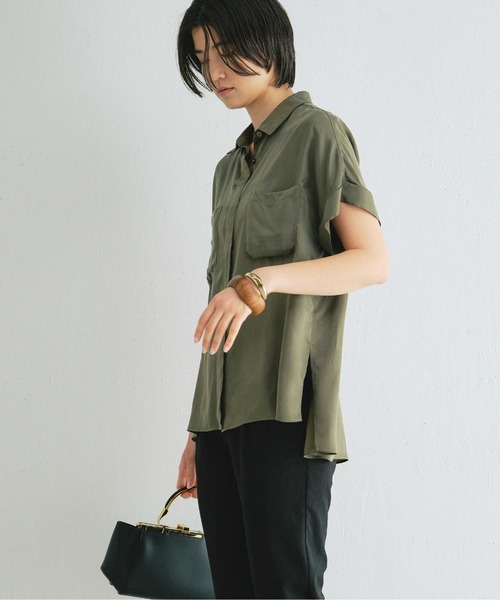 Yahoo!オークション - 「GALLARDAGALANTE」 半袖シャツ FREE カーキ レ...