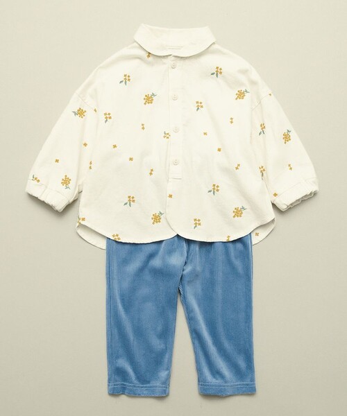 branshes 「おそろい」きんもくせい刺繍トップス＆ボトムスセット キッズ : ZOZOTOWN Yahoo!店 - 通販 - Yahoo!ショッピング