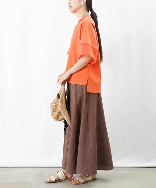 LADY LUCK LUCA tシャツ LC/LLL オーガンジー切替プルオーバー レディース : ZOZOTOWN Yahoo!店 - 通販 - Yahoo!ショッピング