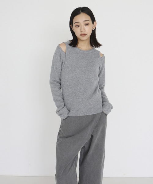 hellam ニット レイヤードカットトップス レディース : ZOZOTOWN Yahoo!店 - 通販 - Yahoo!ショッピング