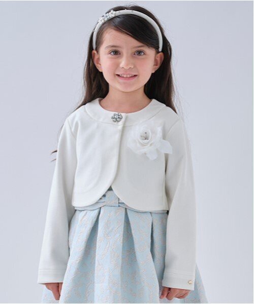 kate spade new york childrenswear 「kate kids」 「KIDS」ボレロ 130cm オフホワイト ...