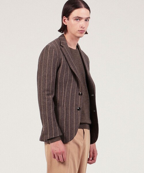 BARBA ジャケット テーラードジャケット 「別注」BARBA Dynamic ウールナイロン シングルブレステッド2Bジャケット メンズ : ZOZOTOWN Yahoo!店 - 通販 ...