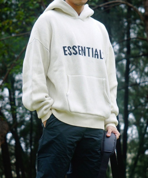 FOG ESSENTIALS セーター ニット KNIT HOODIE エッセンシャルズ ニットフーディー メンズ レディース : ZOZOTOWN Yahoo!店 - 通販 - Yahoo ...